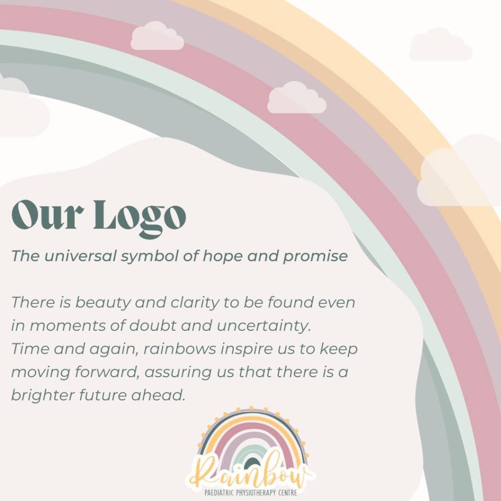 What does our logo represent? 🌈 - Rainbow Paediatric Physiotherapy